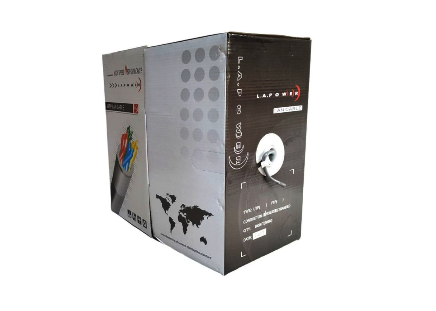 Cable utp nivel 5e unifilar