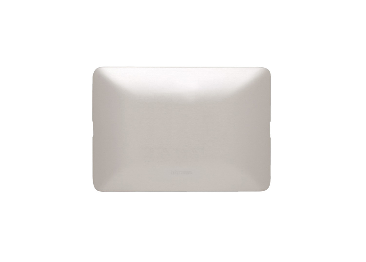 Placa ciega color plata matix