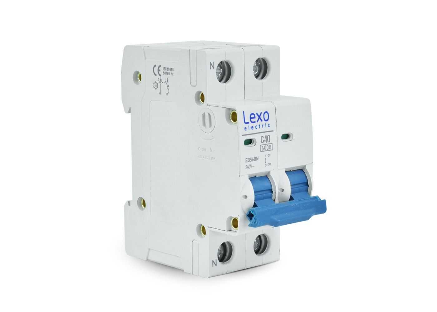 Interruptor aut. ebs6bn 1p+n 40a c 6ka lexo