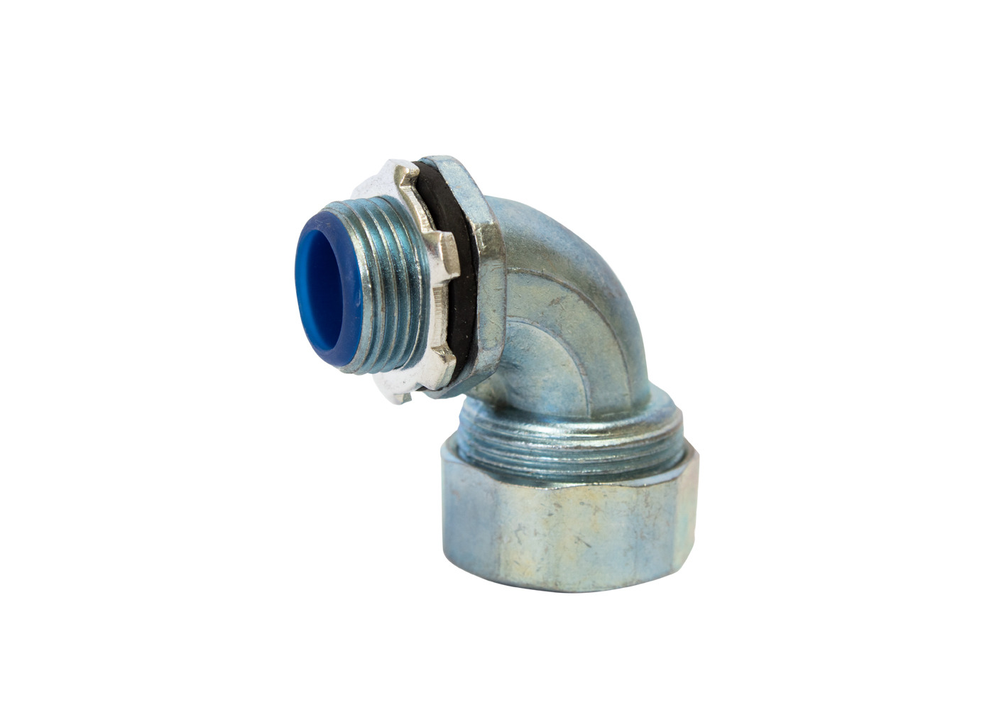 Conector p/conduit flex. 90gr 20 mm